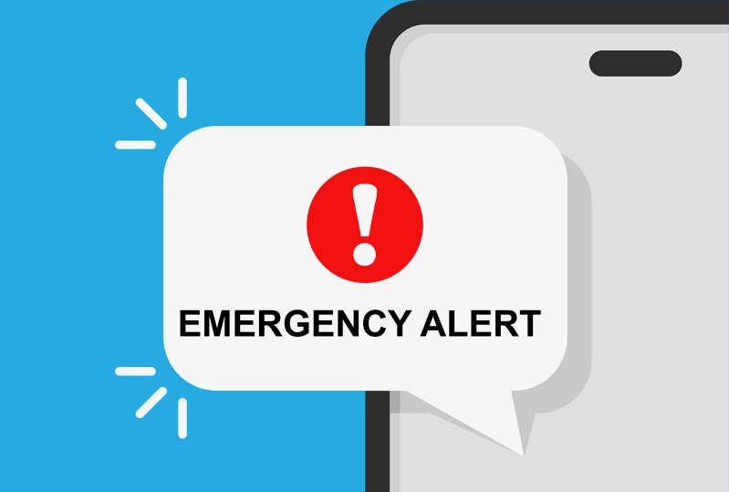 Emergency Alert Icon Emergency And Alert Icon Concept | Premium Vector